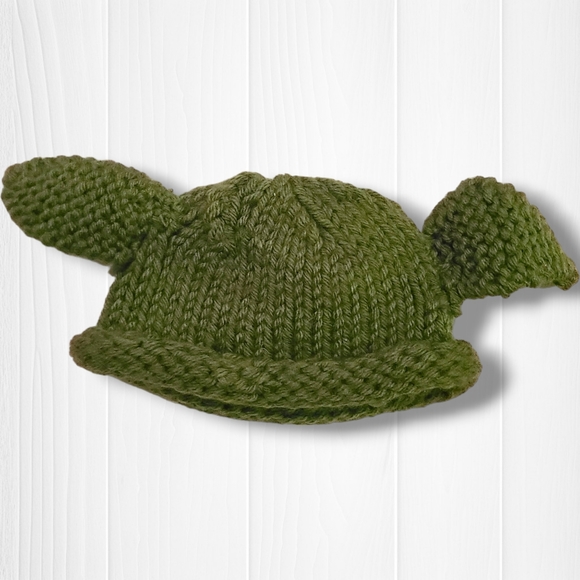 Accessories | Baby Yoda Green Handmade Crochet Babytoddler Hat | Poshmark
